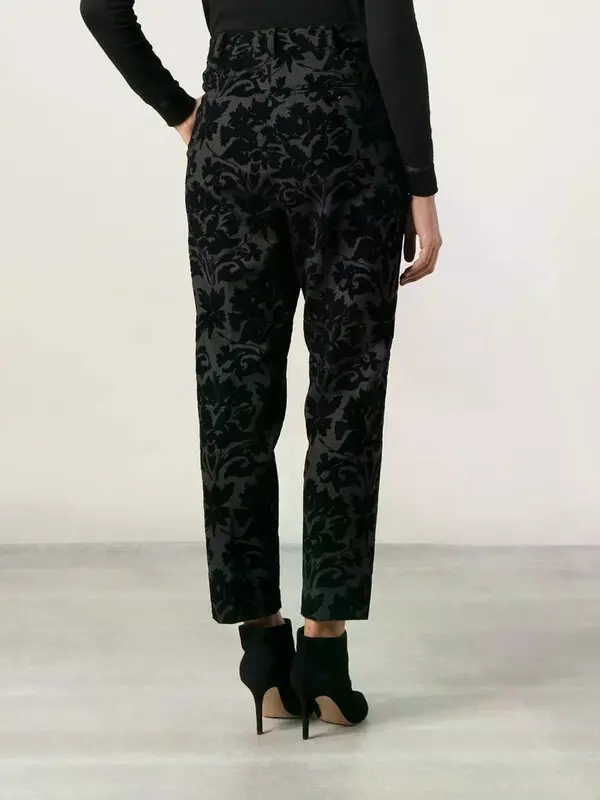 GOLDEN GOOSE Baroque Devoré Pattern Trousers