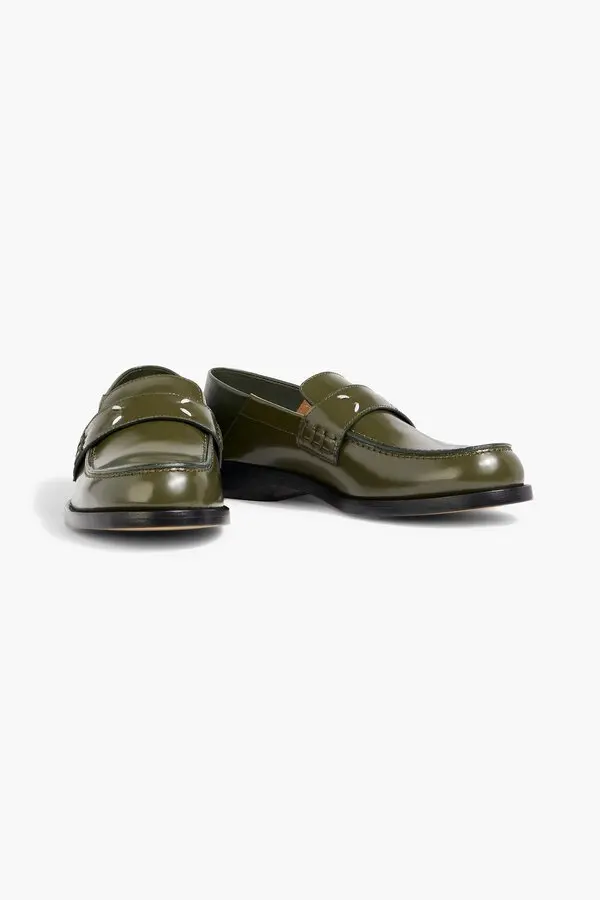 MAISON MARGIELA Glossed-leather Loafers