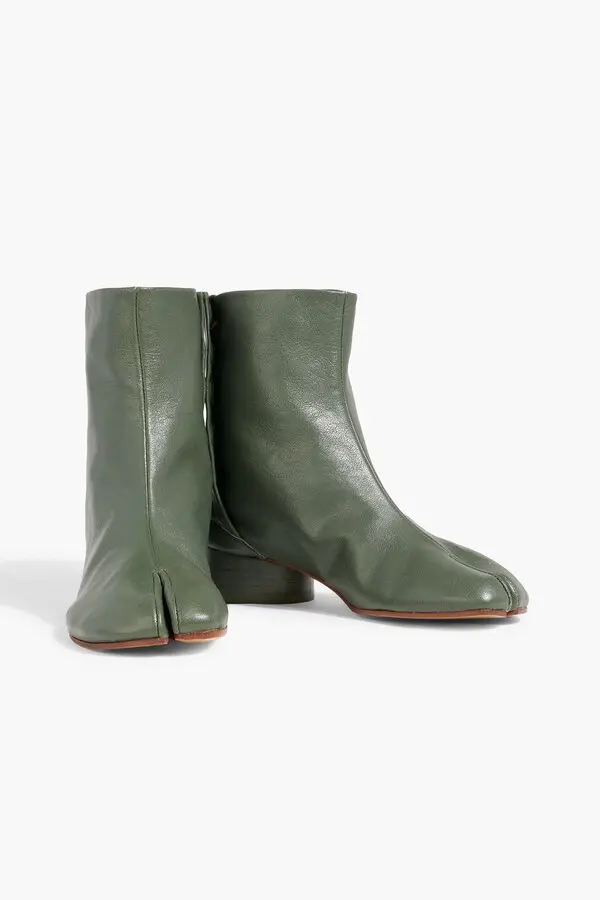 MAISON MARGIELA Tabi Leather Ankle Boots