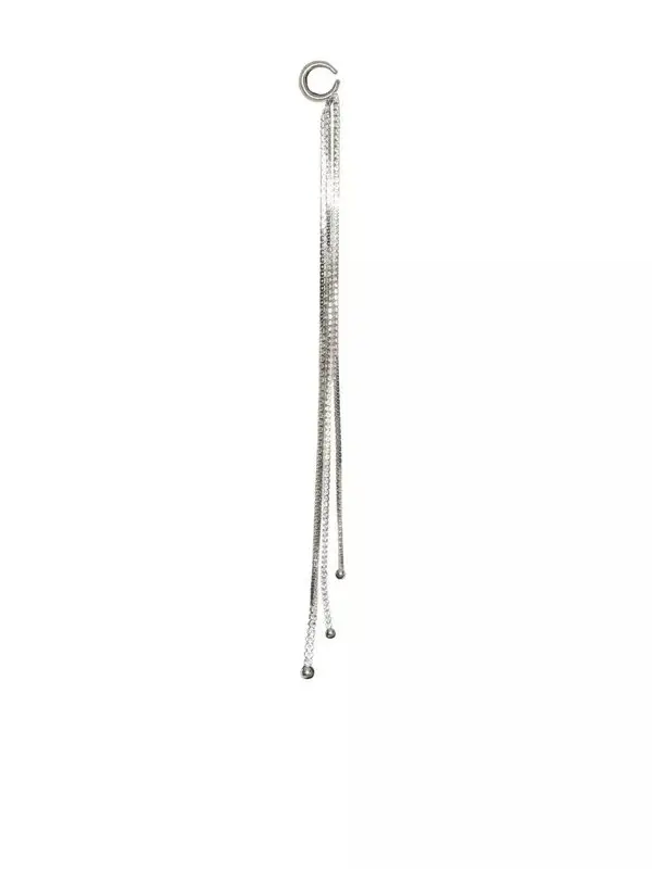 PANCONESI Crystal-embellished Ear Cuff - Silver