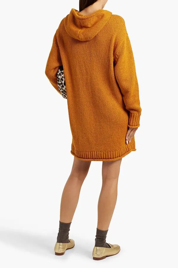 THE ELDER STATESMAN Nora Bouclé-knit Cotton Hoodie