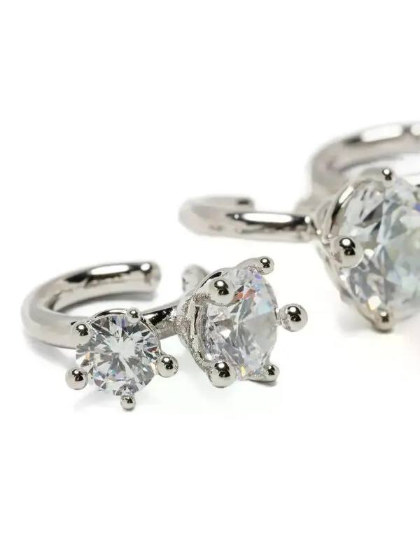 PANCONESI Constellation Crystal Ear Cuffs - Silver