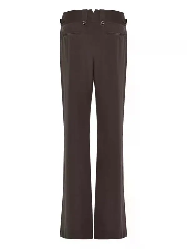 TOM FORD Button-detailed Silk Trousers