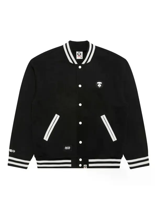 AAPE BY *A BATHING APE® Logo-patch Varsity Bomber Jacket
