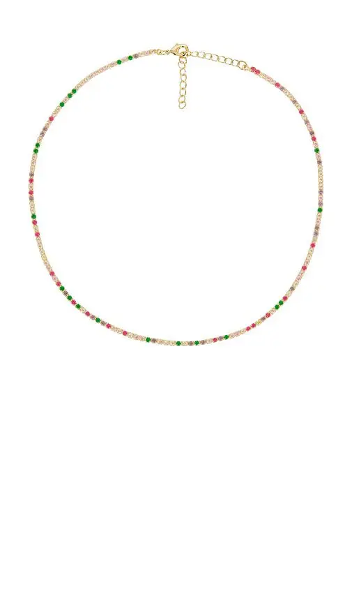 Alexa Leigh Tennis Necklace - Multi