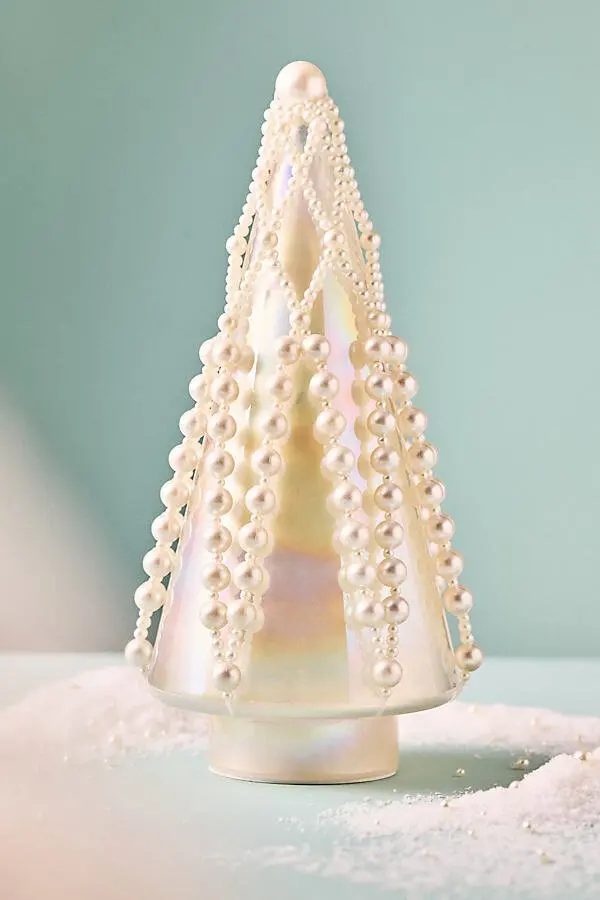 Anthropologie Glass Pearl Tree - Tall Pearl