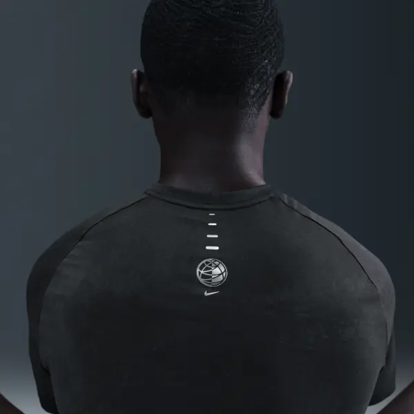 Nike Stride Dri-fit Adv Short-sleeve Running Top - Black