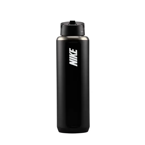 Nike Recharge Stainless Steel Straw Bottle - Black