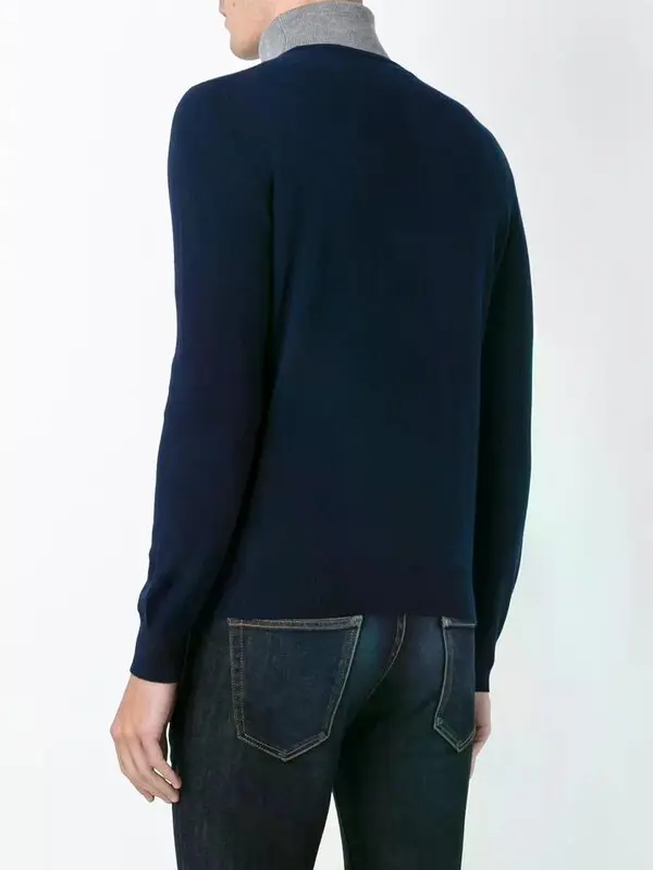 D4.0 Crew-neck Sweater - Blue