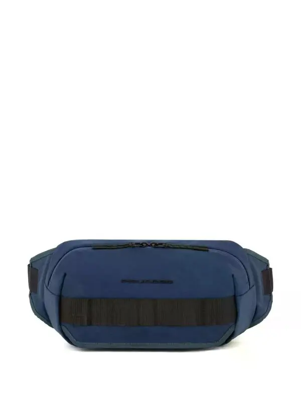 PIQUADRO Logo-appliqué Belt Bag - Blue