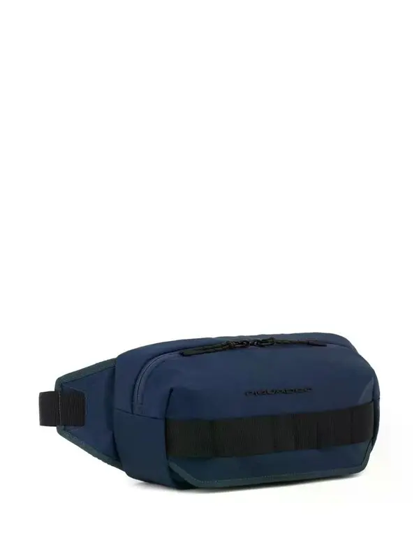 PIQUADRO Logo-appliqué Belt Bag - Blue