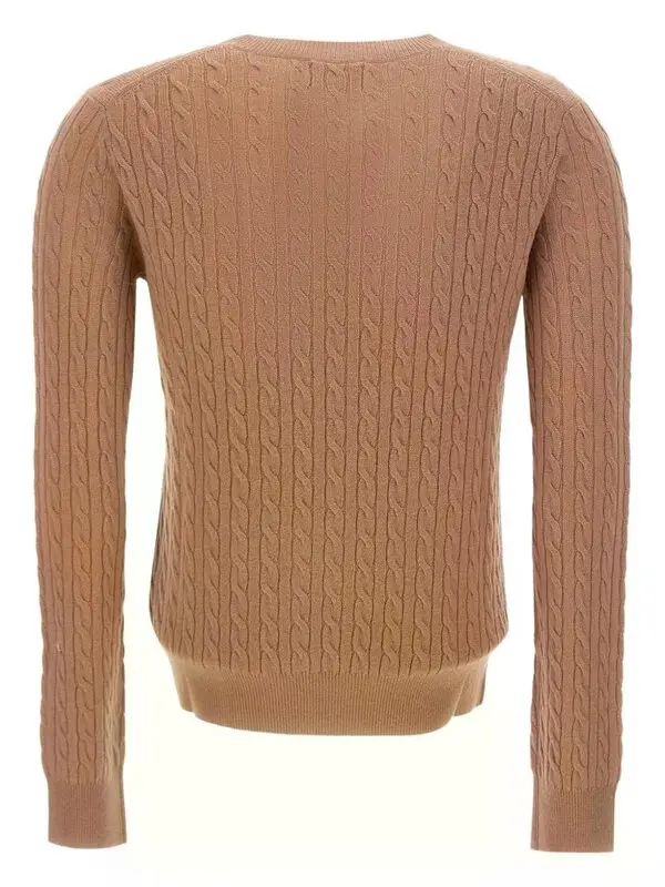 SUN 68 Cable-knit Sweater - Neutrals