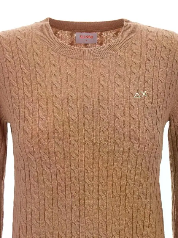 SUN 68 Cable-knit Sweater - Neutrals