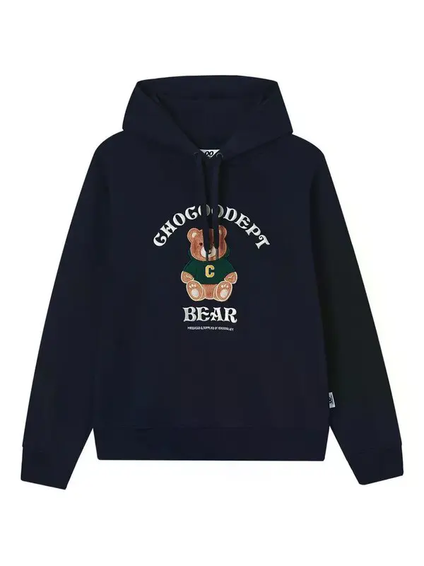 CHOCOOLATE Embroidered-logo Hoodie - Blue