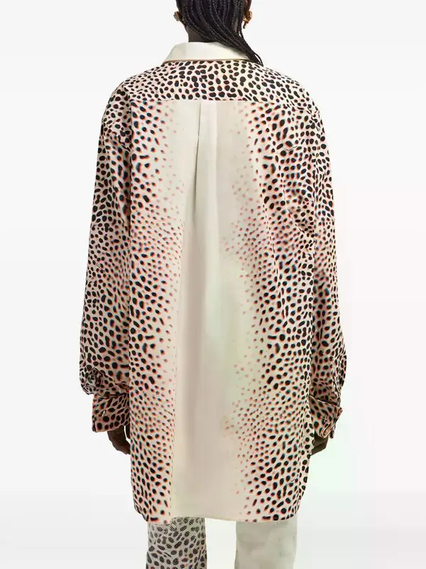 Roberto Cavalli Printed Mini Shirt Dress