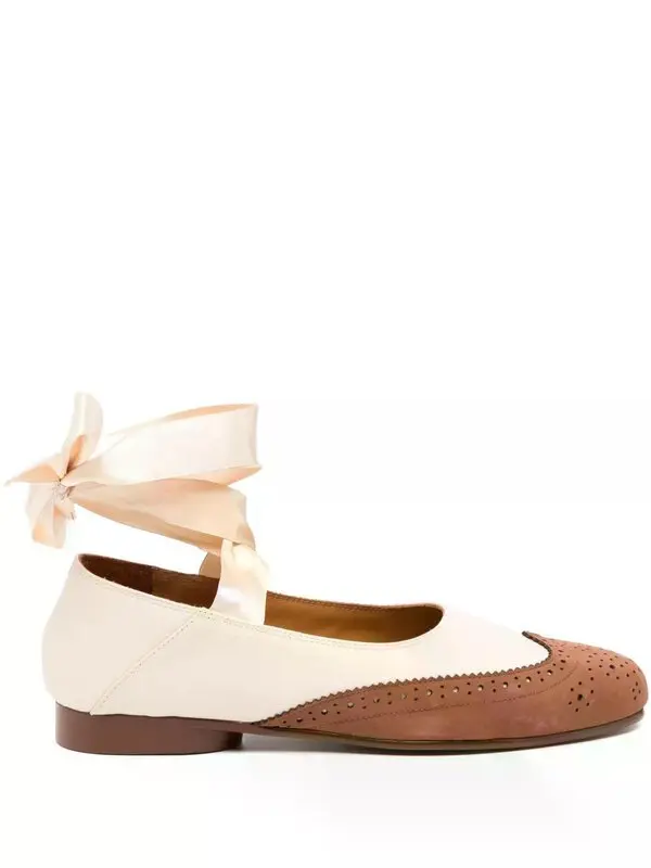 MASU Wing Tip Ballerinas