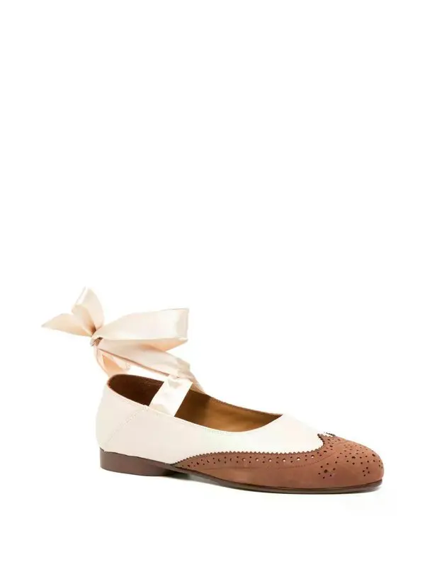 MASU Wing Tip Ballerinas