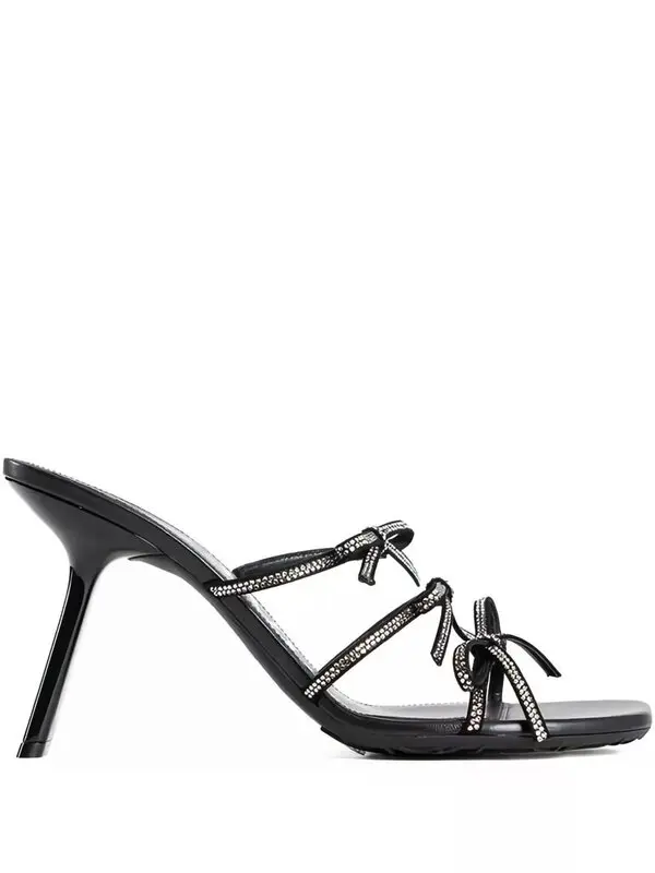 Loewe Crystal-embellished Bow Sandals