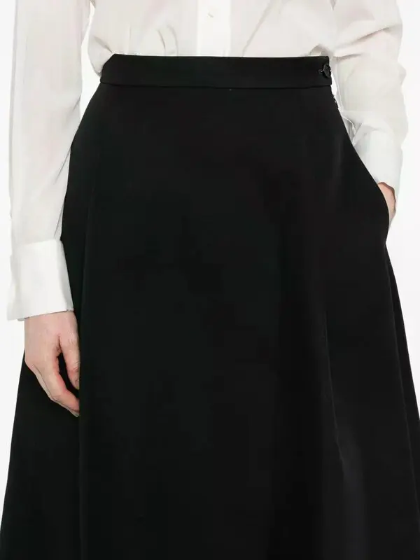 Barena Venezia Pleated Skirt With Button Detail