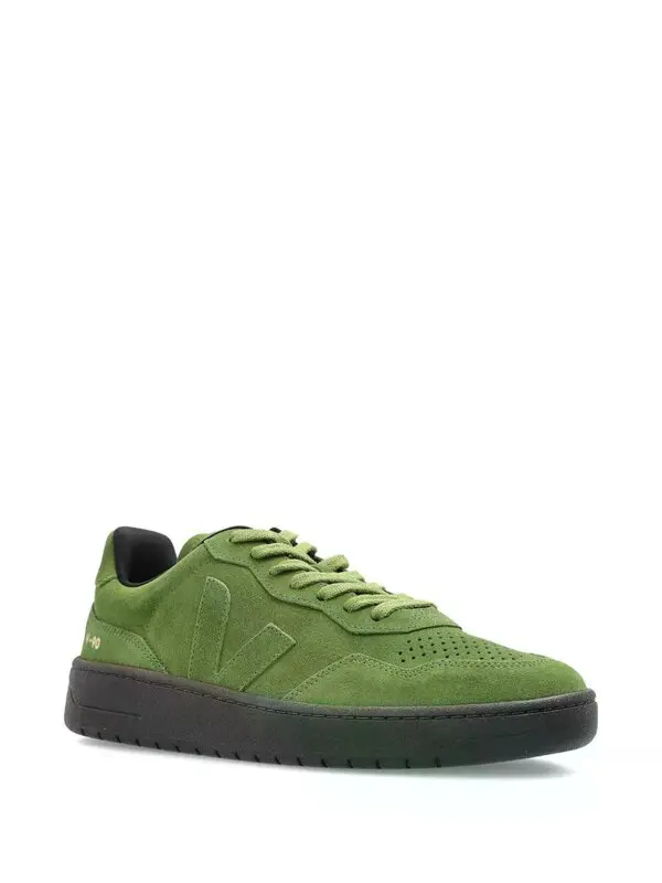 VEJA V-90 Suede Sneakers - Green