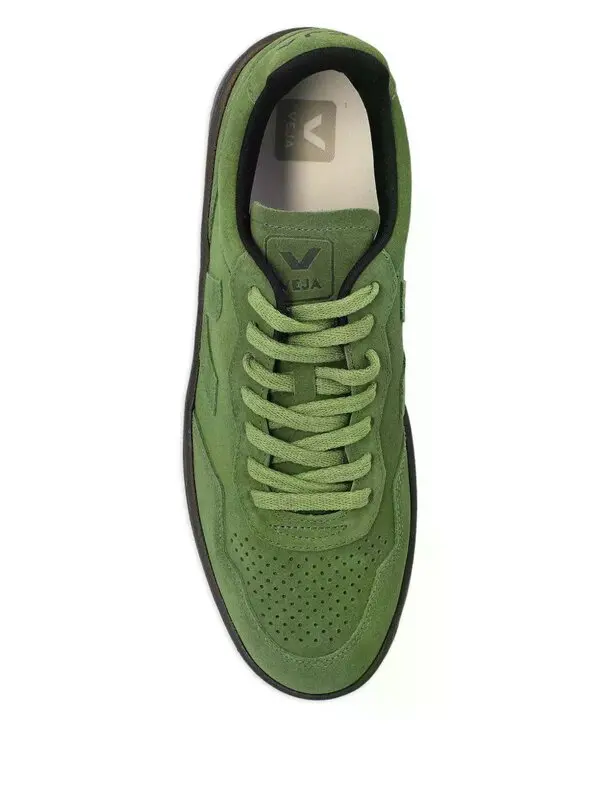 VEJA V-90 Suede Sneakers - Green
