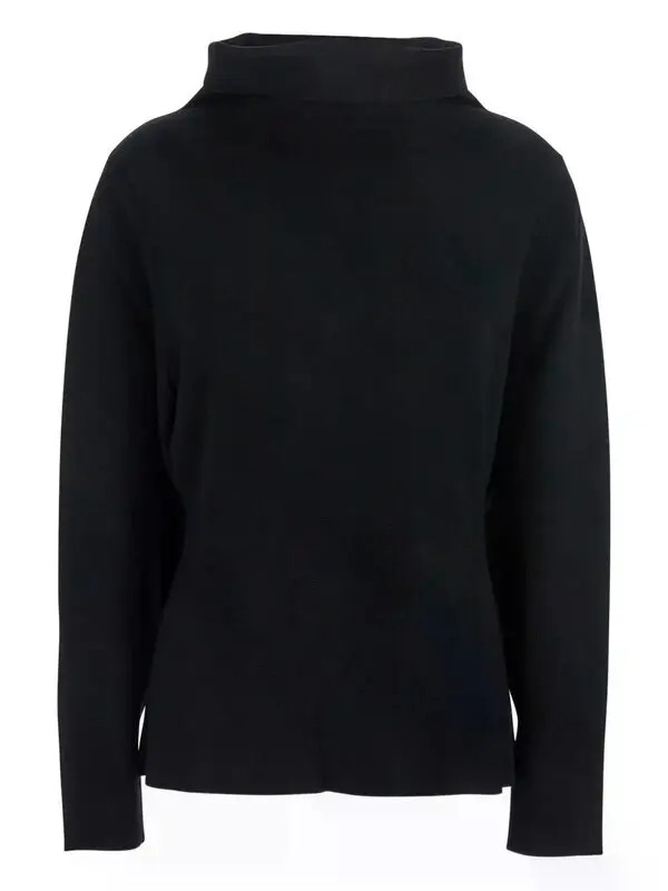 P.a.r.o.s.h Roll-neck Top - Black