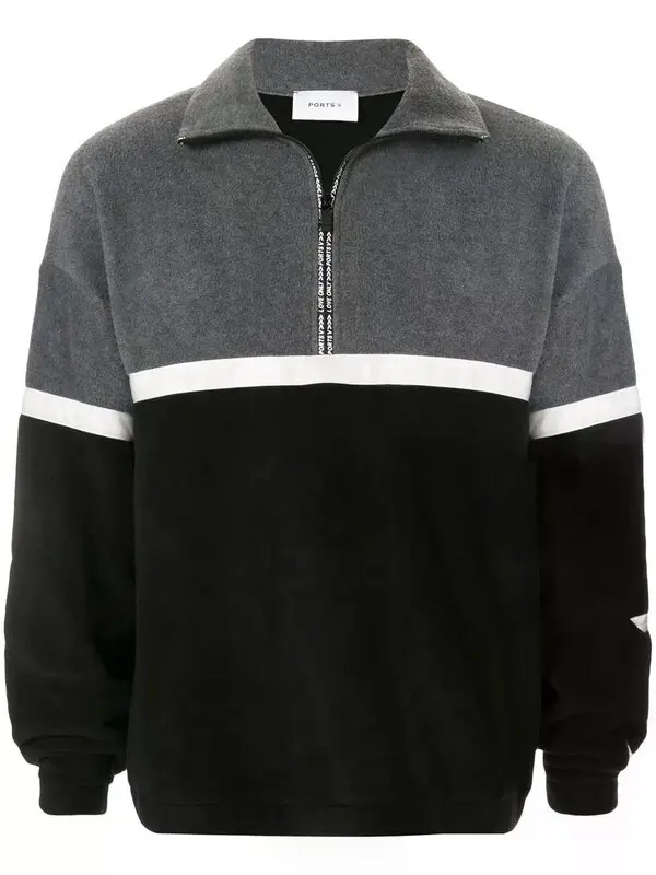 PORTS V Oversized Funnel-neck Sweatshirt