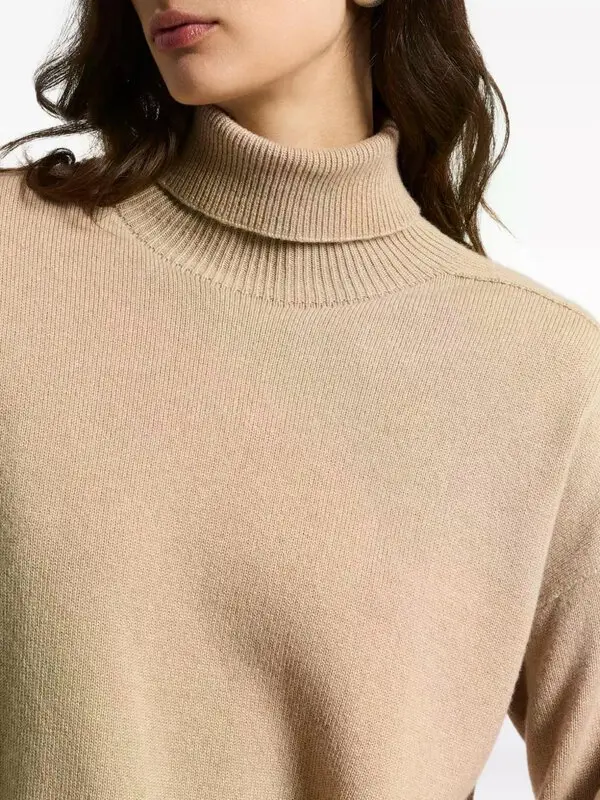 Peserico Turtleneck Ribbed-cuff Sweater