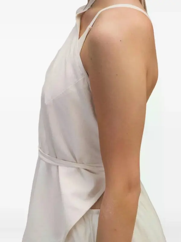 BASERANGE Mar Halterneck Top - Neutrals