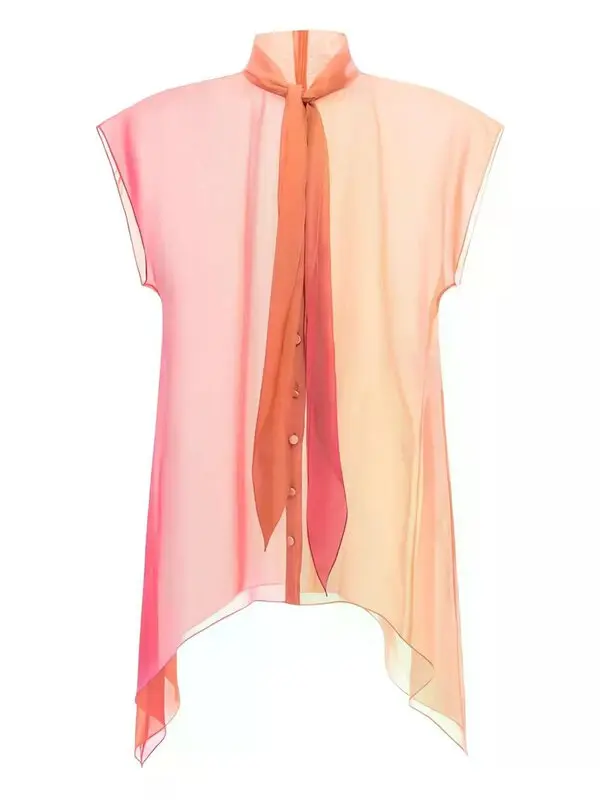 Roberto Cavalli Neck-tie Blouse