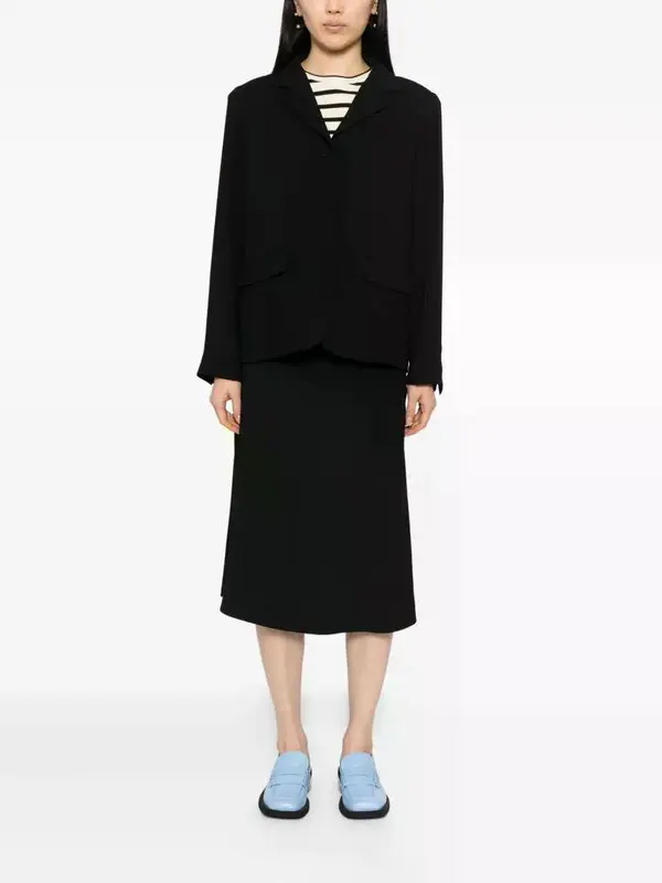 AGNÈS B. A-line Midi Skirt