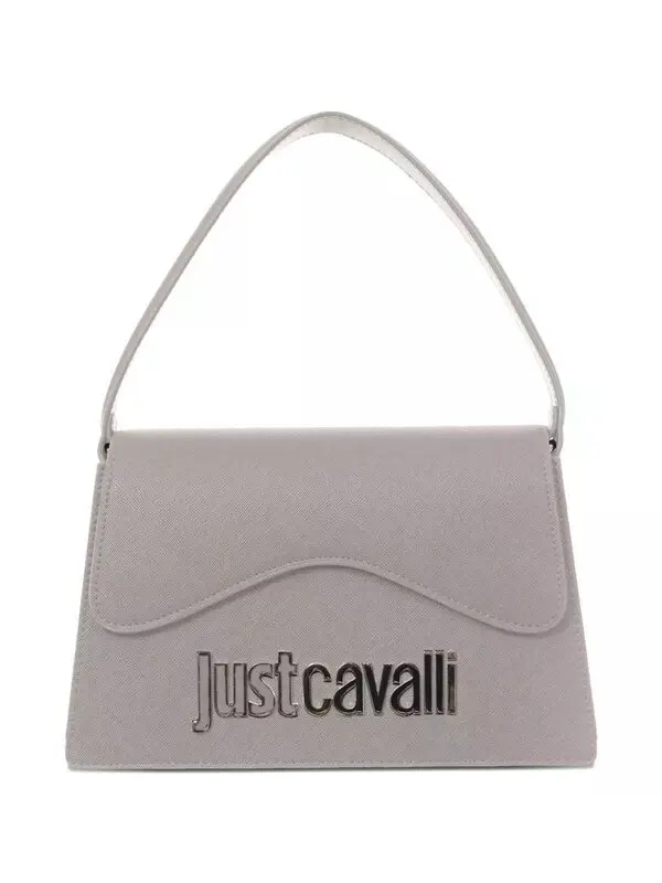 Just Cavalli Logo-plaque Tote - Grey