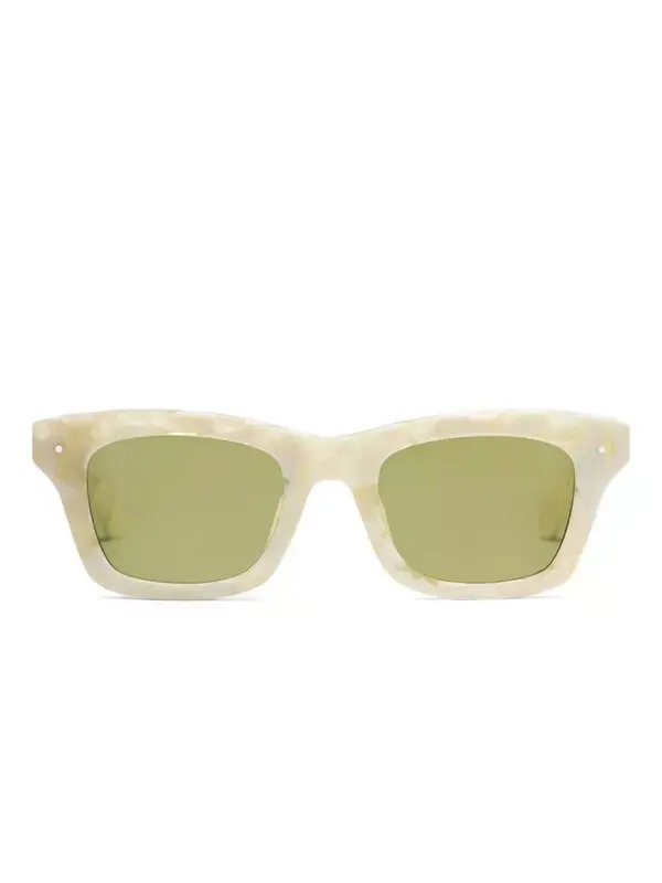 PETER AND MAY P&m Vaillant Tortoiseshell Sunglasses - White