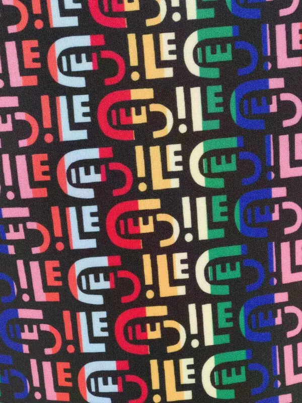 Être Cécile Rainbow Logo Print Swimsuit
