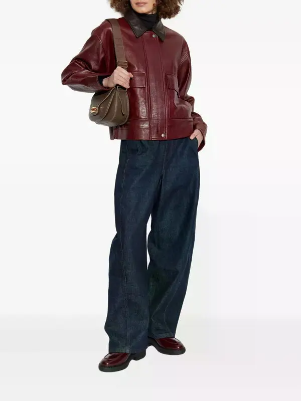 Rag & Bone Flap-pocket Leather Jacket