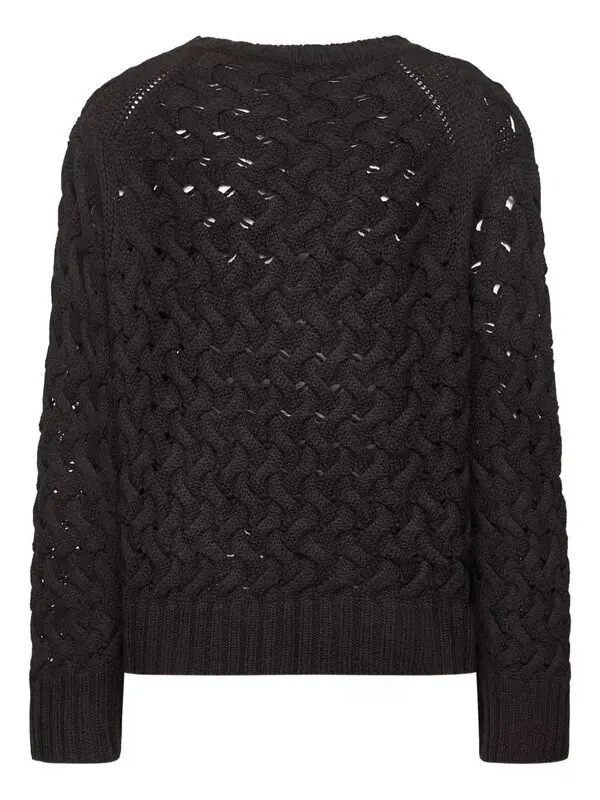 P.a.r.o.s.h Cable-knit Open-weave Sweater