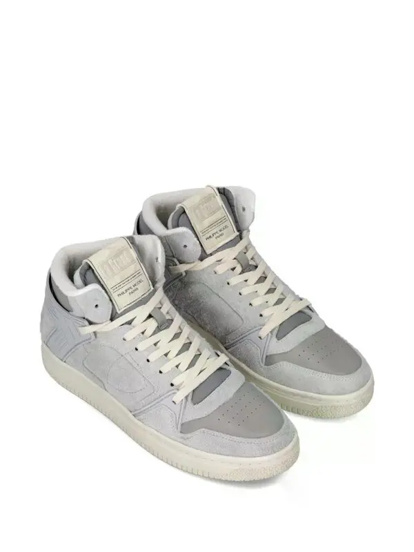 Philippe Model La Grande High-top Suede Sneakers