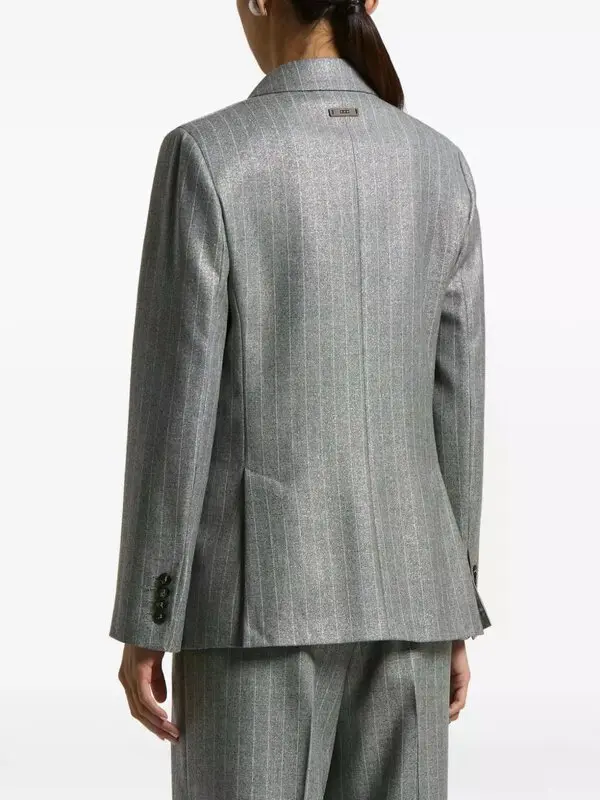 Peserico Pinstripe Double-breasted Blazer