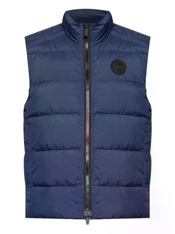 Canada Goose Quilted Gilet With Logo Patch - Blue