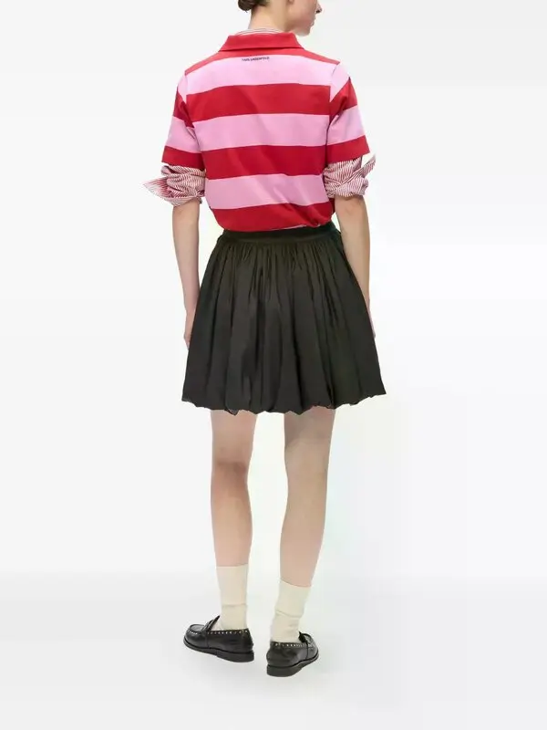 Karl Lagerfeld Mini Gathered Skirt