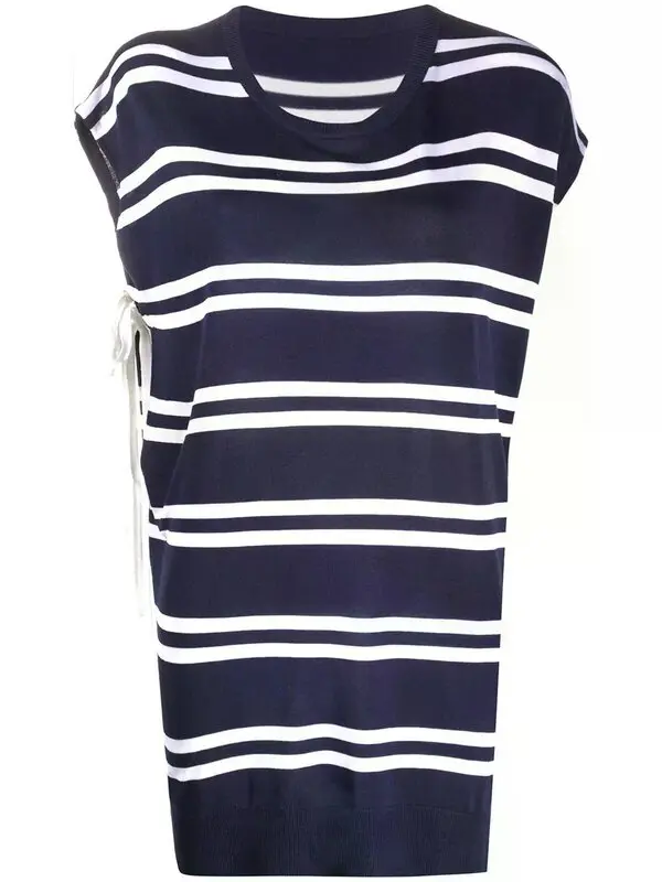 MAISON MARGIELA Striped Pattern T-shirt