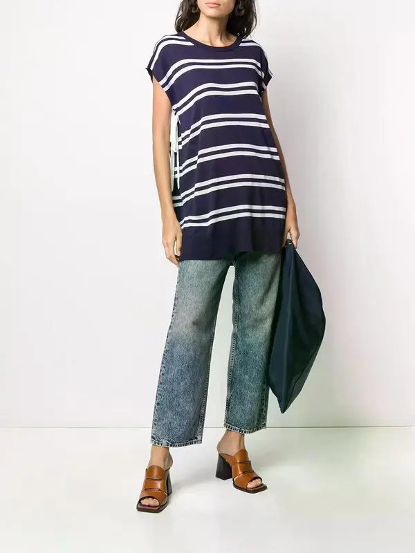 MAISON MARGIELA Striped Pattern T-shirt