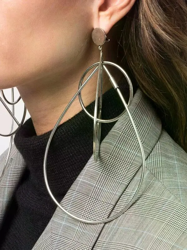 KRIZIA Oversized Drop Earrings