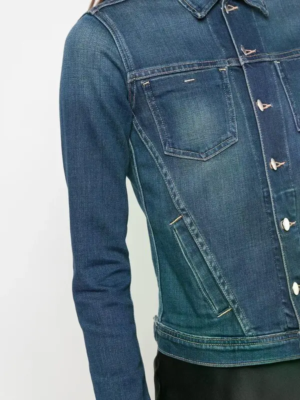 L'Agence Janelle Slim Denim Jacket