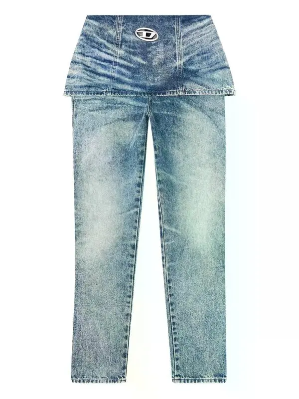 DIESEL® Peplum-waist Jeans