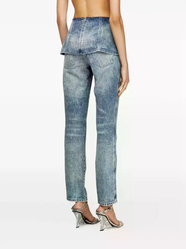 DIESEL® Peplum-waist Jeans