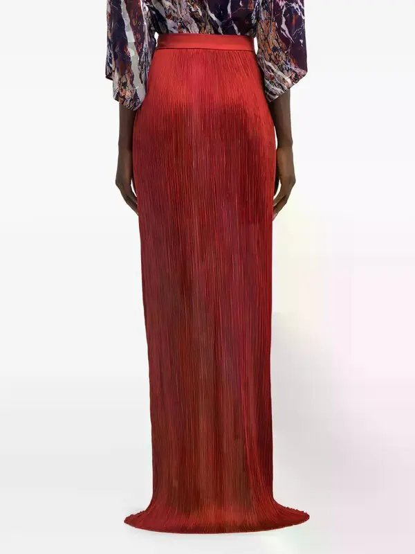 Roberto Cavalli Pleated Maxi Skirt