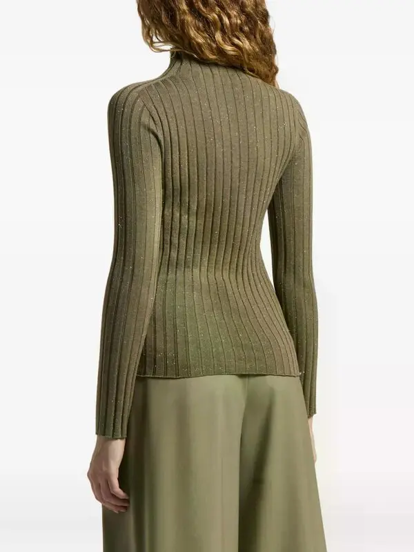 Peserico Long-sleeved Glitter Detail Pullover