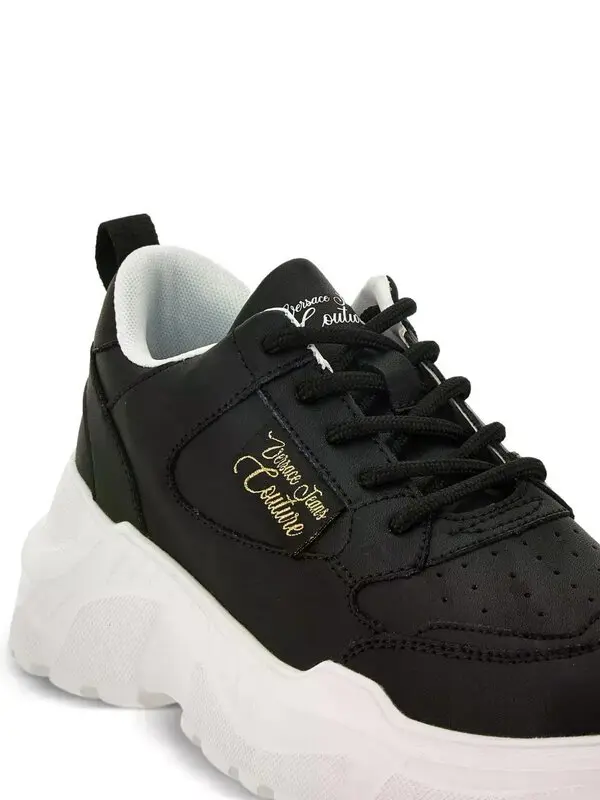 Versace Logo Detail Chunky Sneakers