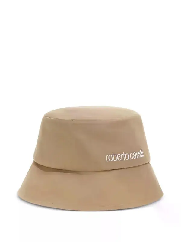 Roberto Cavalli Embroidered Bucket Hat - Neutrals